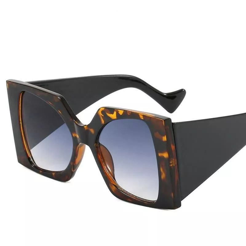 Oversized Square Sunglasses - Women's Luxury Gradient Shades - Dazpy